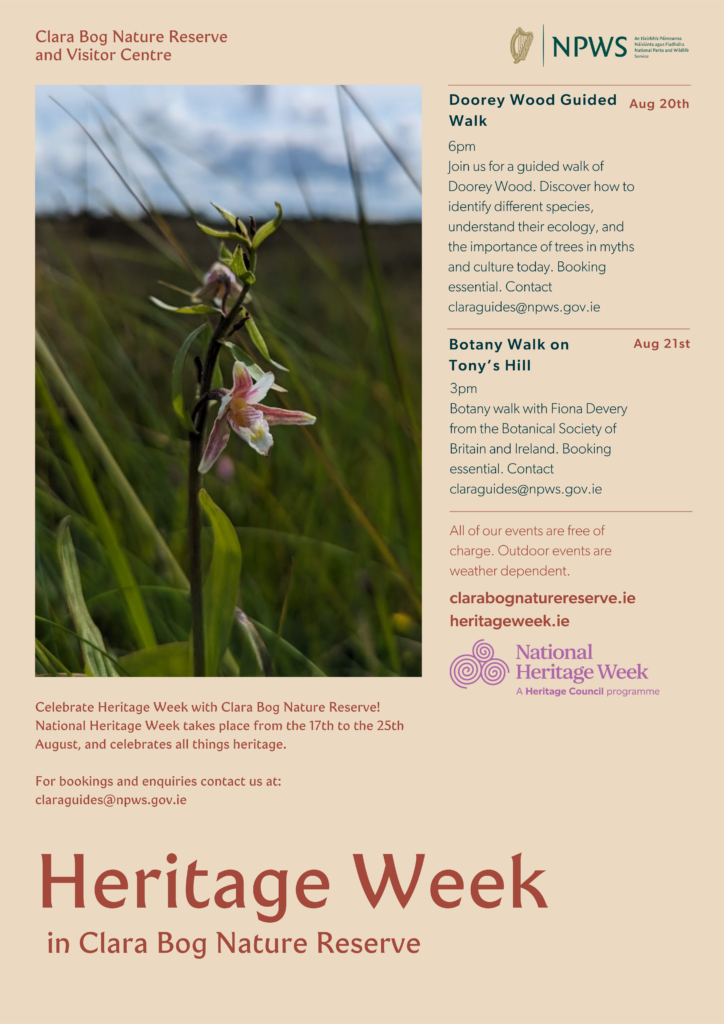 Heritage Week 2024 - Clara Bog Nature Reserve